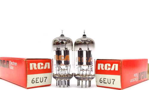 Nice Pair of Tested New-Old-Stock 1970's RCA 6EU7 Vacuum Tubes | eBay