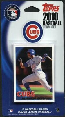 2010 Topps Chicago Cubs Baseball ~ 17-Card Factory Sealed Complete Team ...