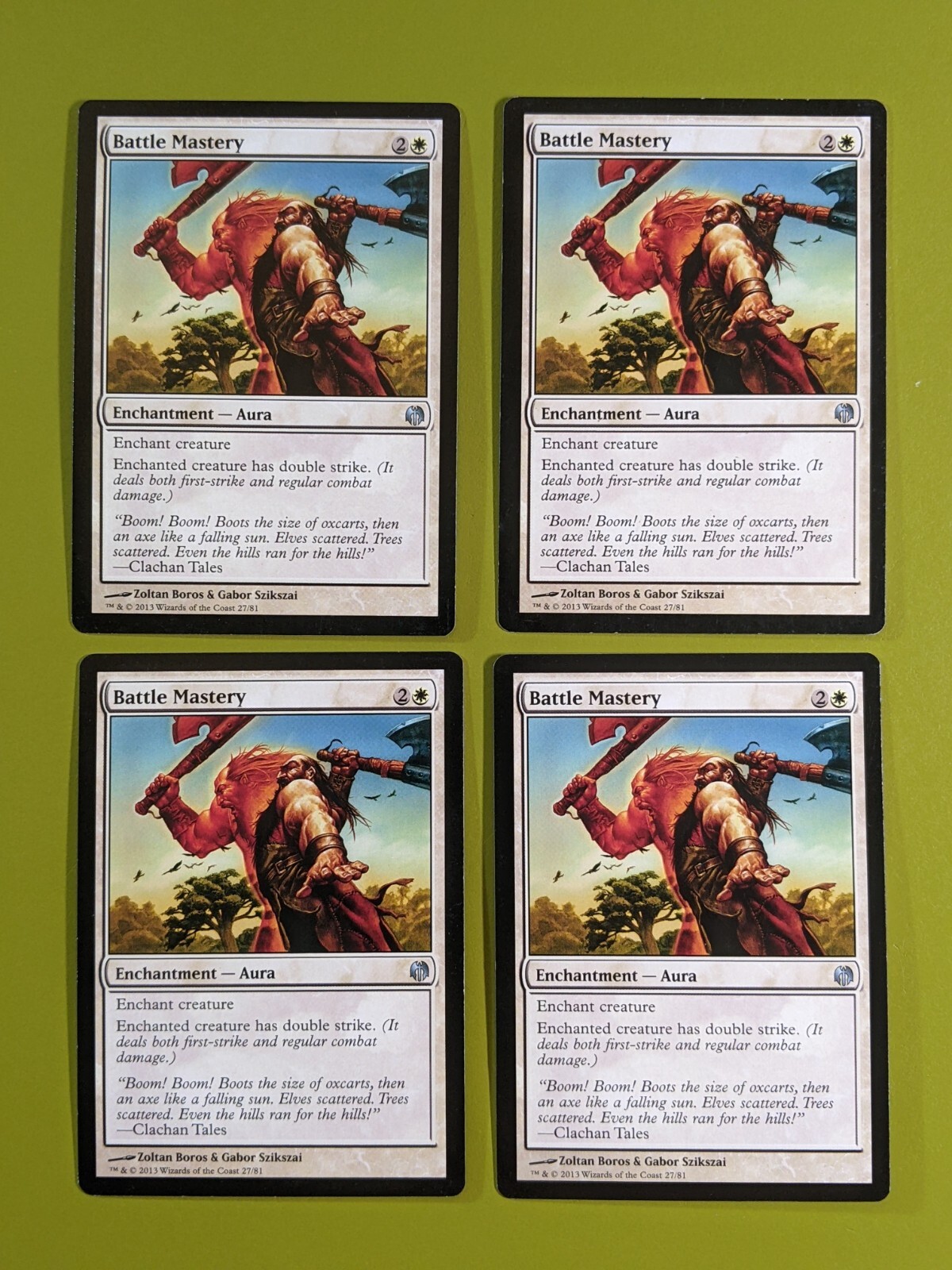 Battle Mastery x4 Heroes vs. Monsters 4x Playset Magic the Gathering ...