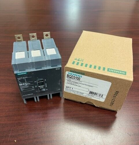 ITE Siemens BQD BQD3100 3 Pole 100Amp 480Volt Bolt-On BRAND NEW Circuit ...