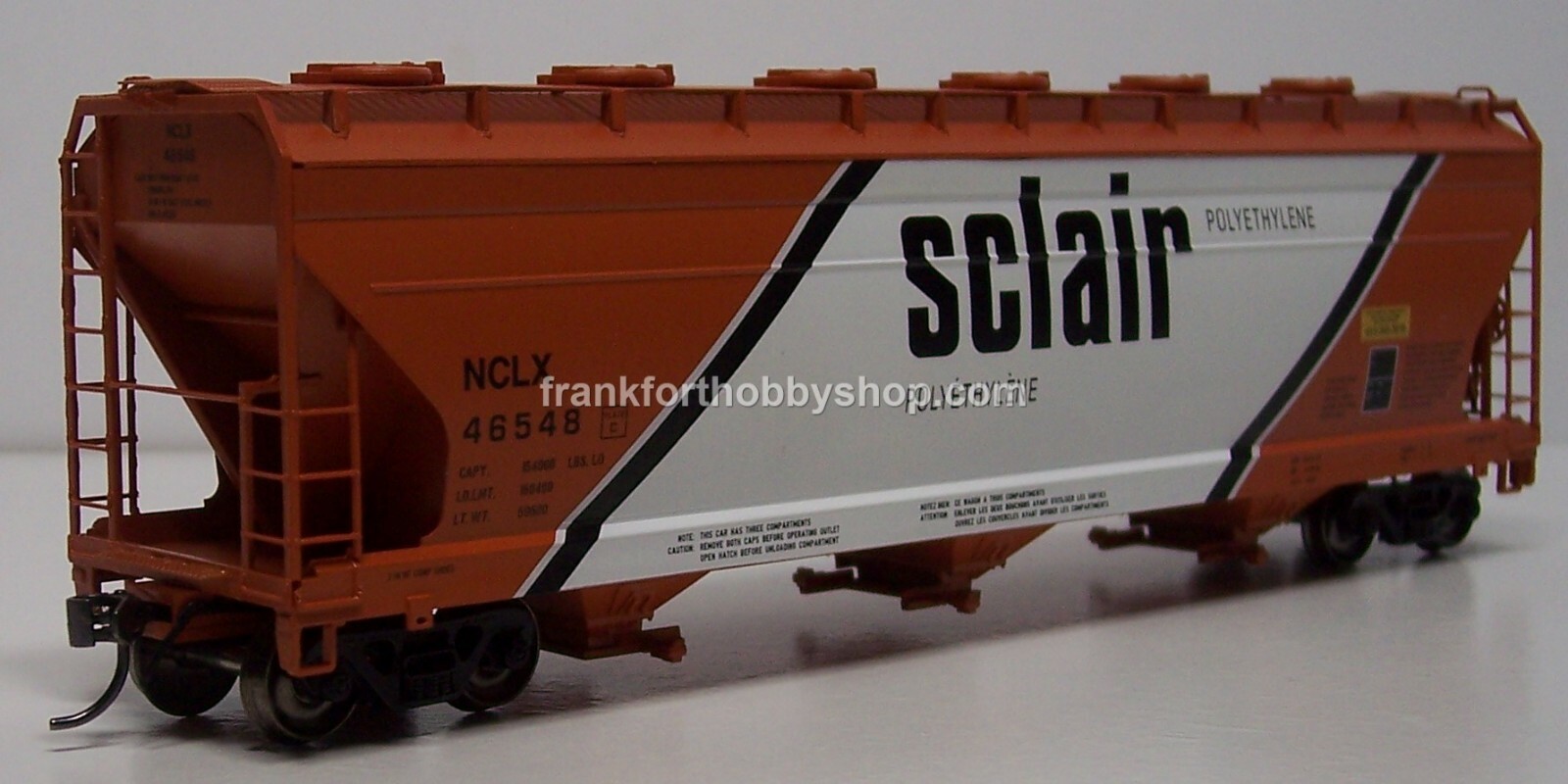 Intermountain #47020-22 HO ACF4650 CU. FT.3BAY Hopper SCLAIR Car #46548 ...