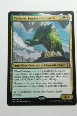MTG Yasharn Implacable Earth x1- -Zendikar Rising-Lightly Played | eBay