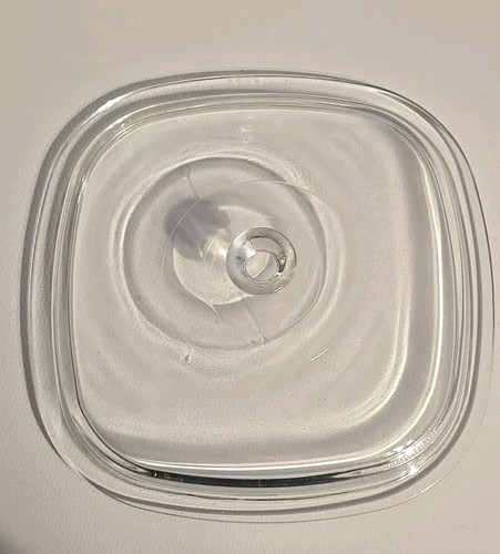 PYREX Corning Ware Clear Replacement LID ONLY D-30 Square No Chips ...
