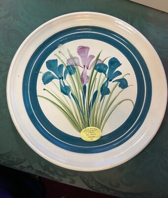 Vintage Warne Pottery Platter - Painted Flowers. From Eugene, Oregon | eBay
