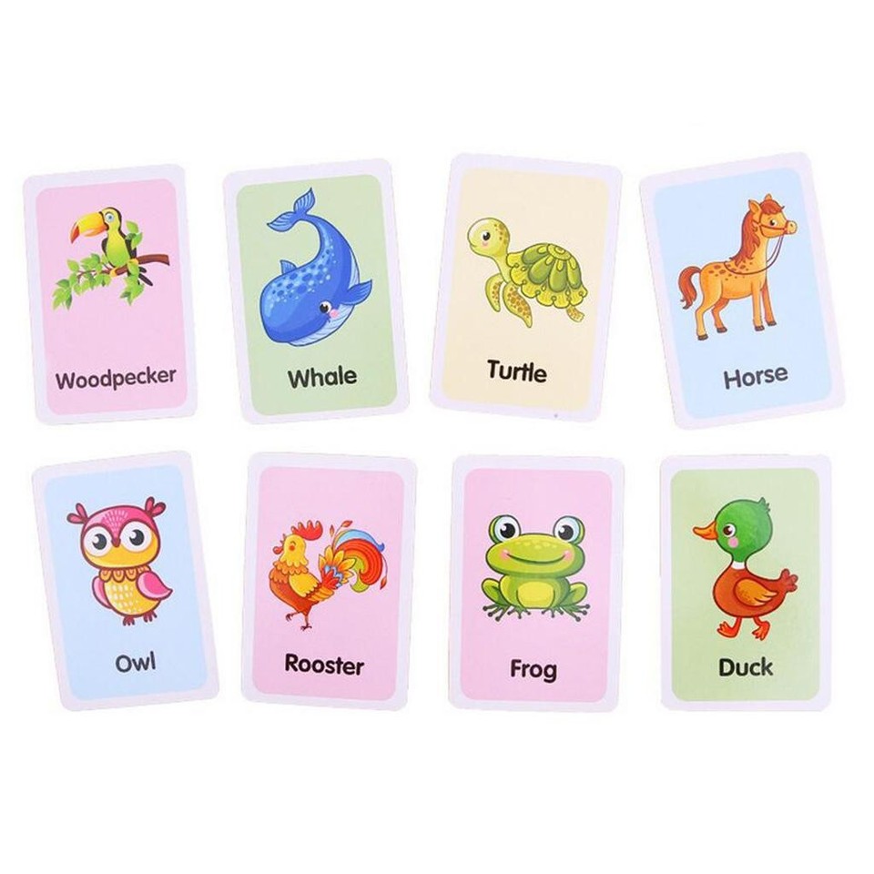 Preschool First Words Flash Cards 36 Pieces/set Pocket Card | eBay UK