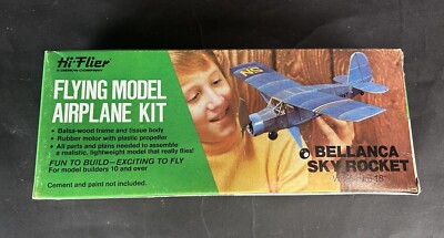 Hi-Flier Bellanca Sky Rocket Flying Wood Model Airplane No. 53 | eBay
