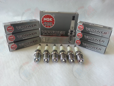 6-New NGK V-Power Copper Spark Plugs BKR5EYA #2087 Made in Japan | eBay