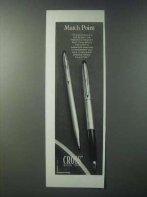 1979 Cross Pens Ad - Match Point | eBay
