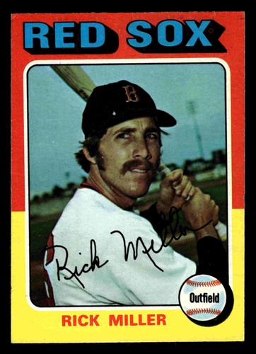 1975 Topps Rick Miller #103 - Boston Red Sox | eBay