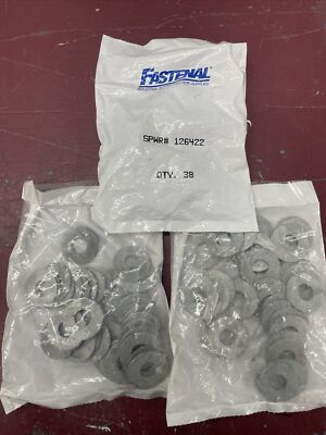 Fastenal Flat Washers Zinc - USS - 1/2" (ID 0.562 x OD 1.375 x THK 0. ...