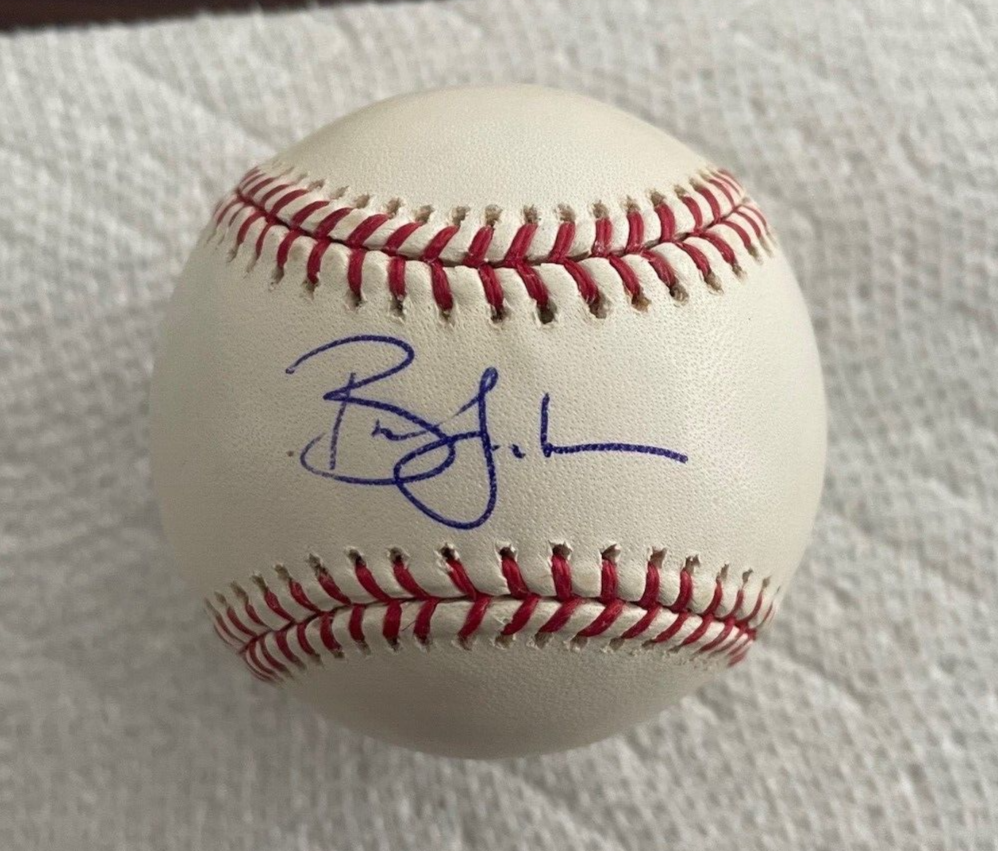 BRETT JACKSON CHICAGO CUBS SIGNED AUTOGRAPHED Official Major League ...