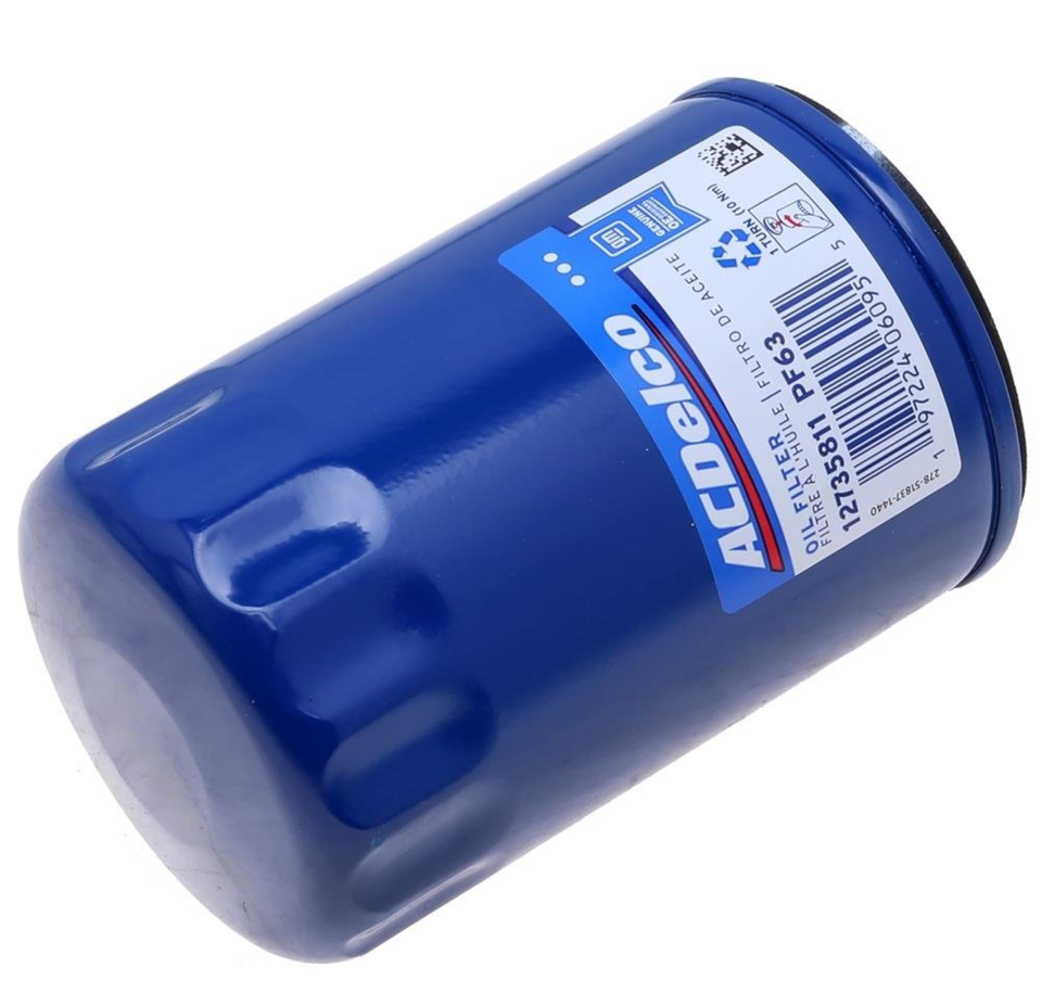 1 Engine Oil Filter ACDelco GM OE/GM Genuine Parts PF63 REPLACE OEM ...