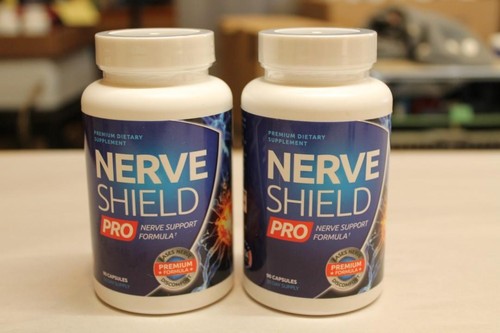 Lot of 2 Nerve Shield Pro Premium Formula Nueropathy 90 Capsules Exp ...