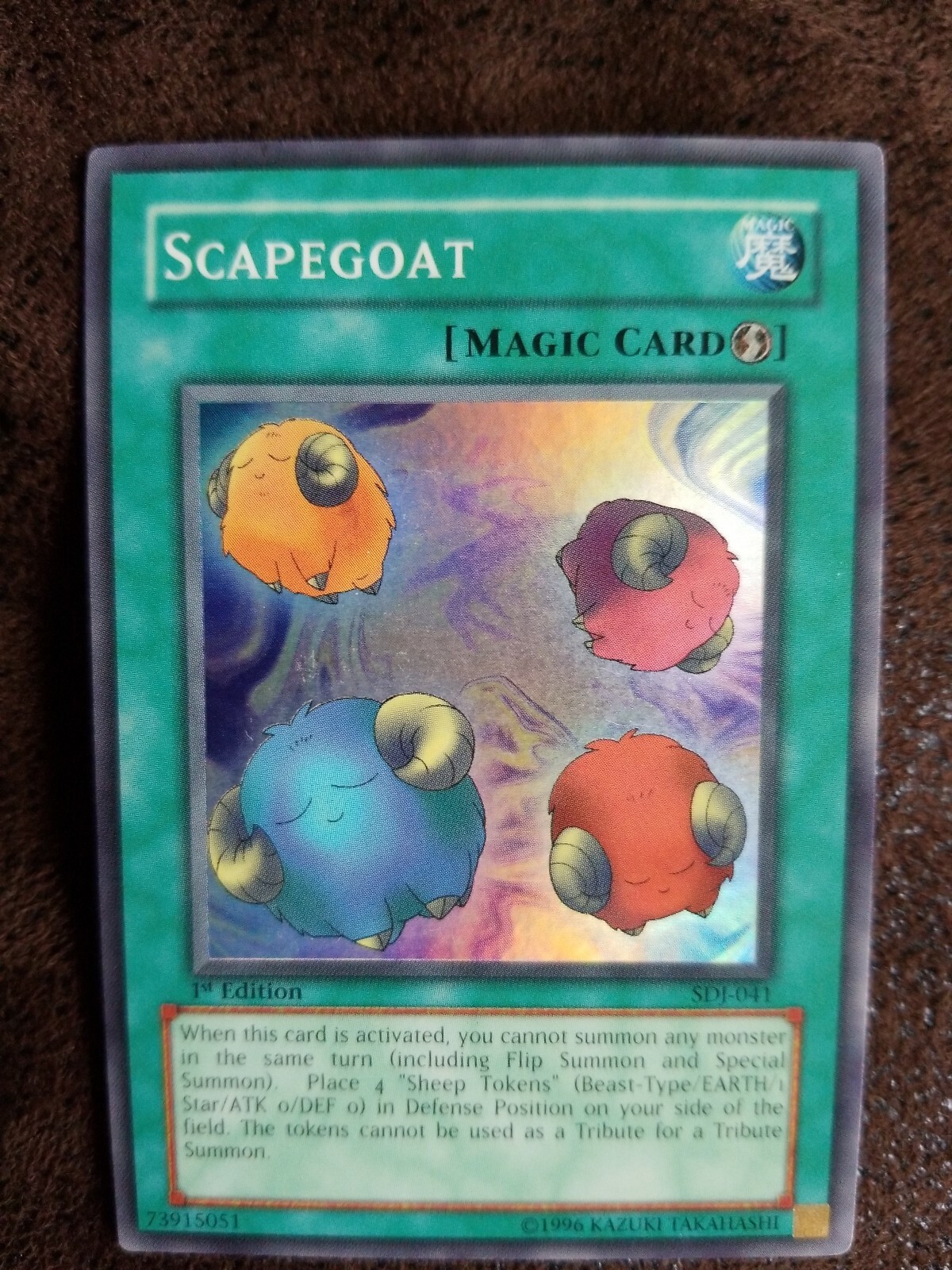 Yu-Gi-Oh / SCAPEGOAT / 1st EDITION / SDJ-041 / ULTRA RARE / | eBay
