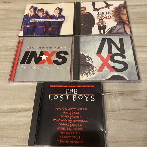 INXS 5 CD LOT Welcome to Wherever You Are Switch X Kick Lost Boys Best ...