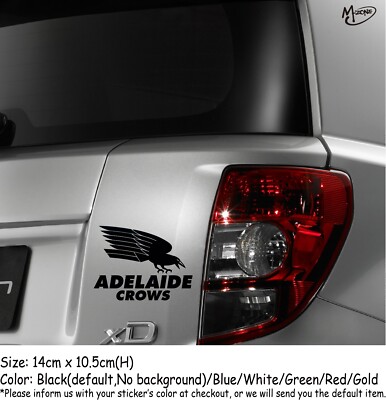 Adelaide Crows Sticker Decal- Reflective/Metallic Color Car Sticker ...