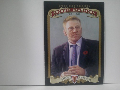 2012 Upper Deck Goodwin Champions Brett Hull #74 HOF | eBay