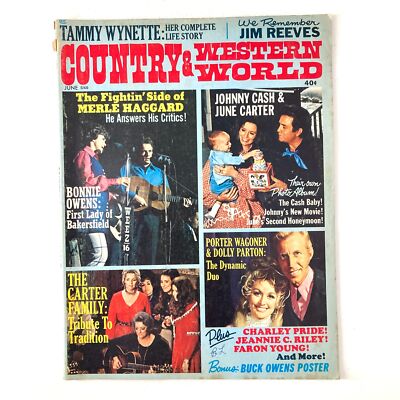 Who's Who in The Country & Western World Magazine June 1971 The Carter ...