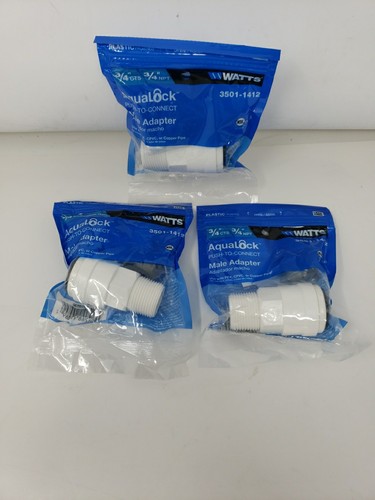 3 Watts 3501-1412 AquaLock Male Adapters | eBay