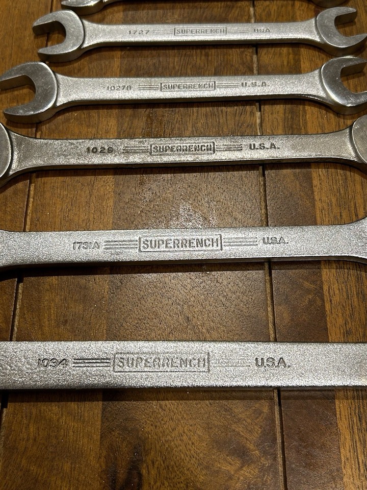 Rare Vintage Williams Wrench Set SUPERRENCH 9 Pcs. USA | eBay