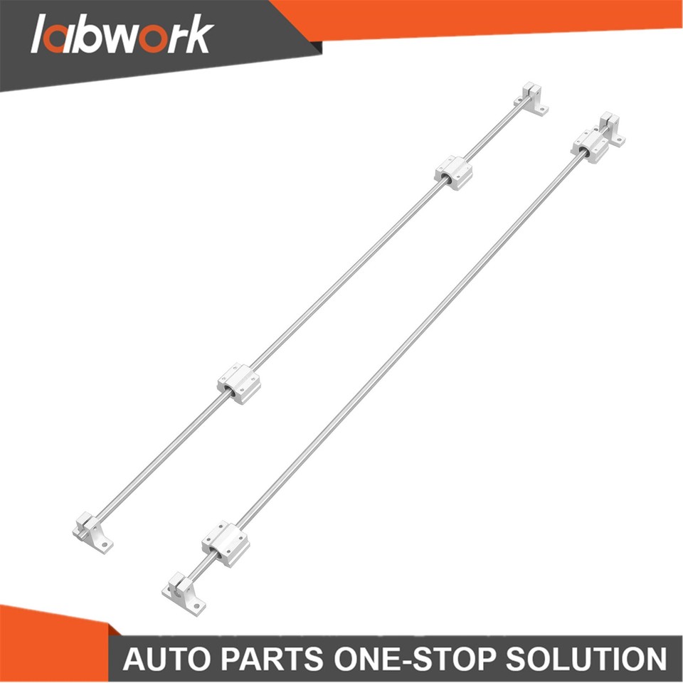Labwork 8mm Linear Rail Guide Set 2x800mm with 4 SCS8UU Bearings 4 SK8 ...
