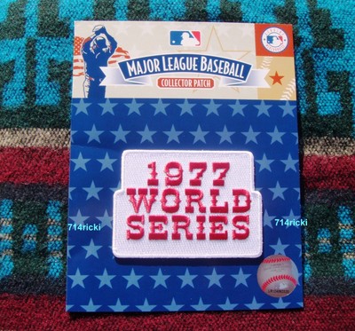 Official MLB 1977 World Series Patch Los Angeles Dodgers vs New York ...