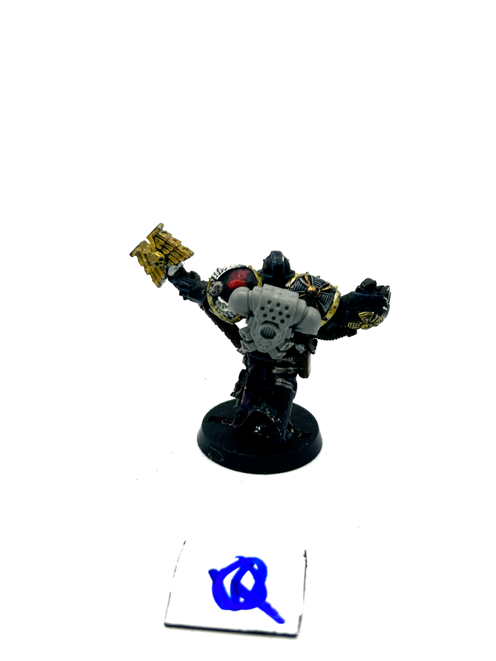 Chaplain with Crozius & Power Fist Metal Space Marines Oldhammer ...