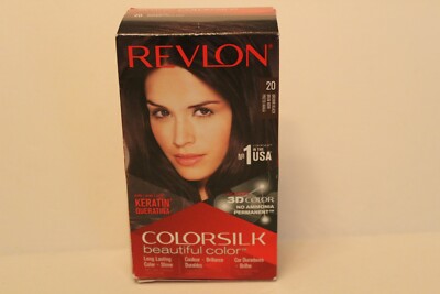 Revlon Colorsilk Beautiful Color Permanent Hair Dye / Keratin 20 Brown ...