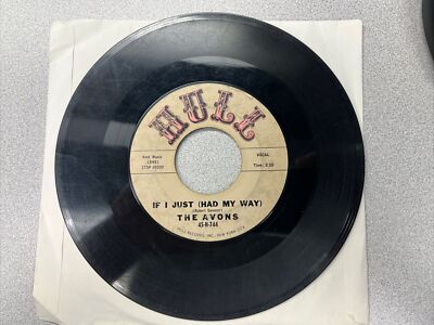 45 RPM VOCAL GROUP/THE AVONS/WHISPER/IF I JUST | eBay