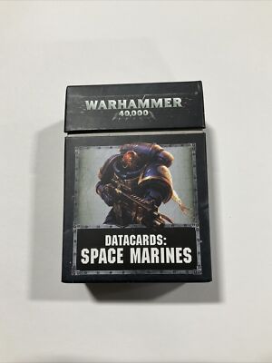 Warhammer 40,000 Data cards: Space Marines Cards Open Box New | eBay