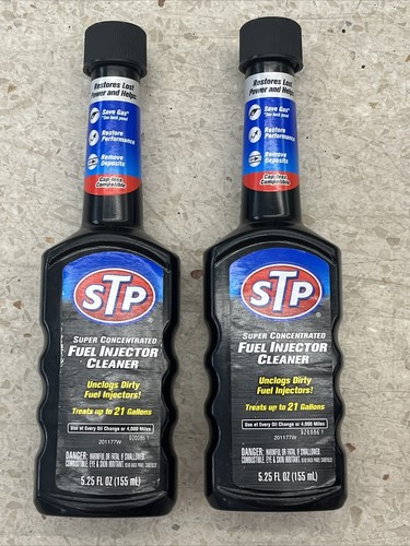 2Pcs STP Super Concentrated Fuel Injector Cleaner - 5.25 fl oz Best ...
