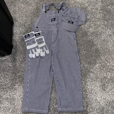 Certified Railroad Conductor Engineer Cap Hat Costume Outfit Gloves ...