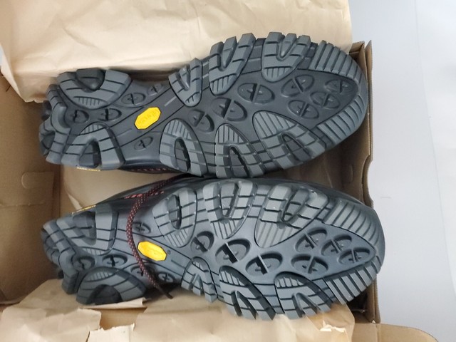 Merrell Moab Edge 3 Men's Charcoal Trail Running Shoes Sneakers J035901 ...