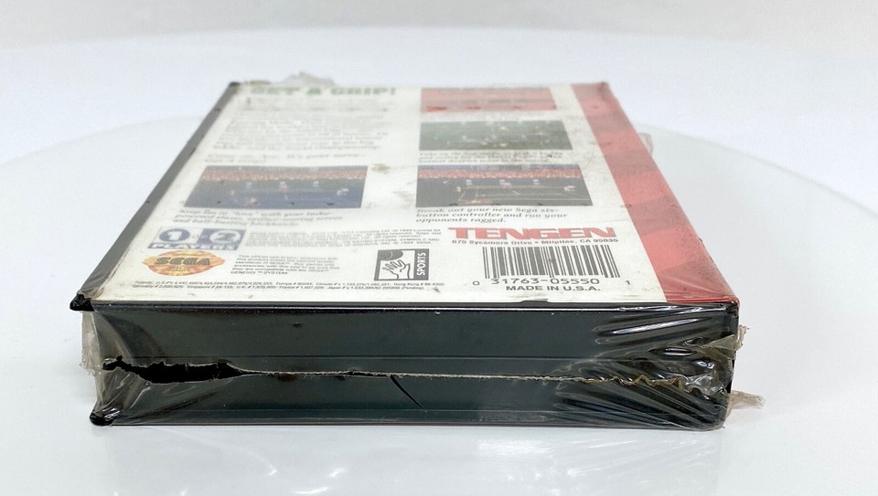 Davis Cup Tennis by Tengen - Sega Genesis - Factory Sealed- Tears in ...