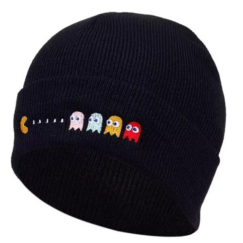 New Retro Old Video Game Beanie Hat Vintage Gamer Pac Games pac-man ...