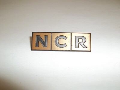 Vintage NCR National Cash Register Emblem Nameplate Badge NOS | eBay