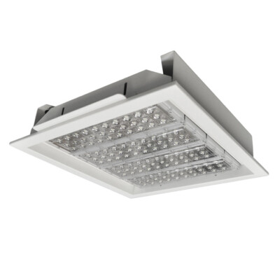 LED Surface Mount Canopy Fixture - Volts: 90-277VAC, Watts: 130W, Type ...