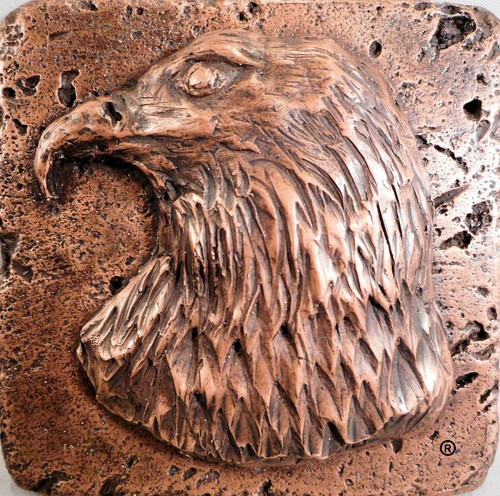 Copper Wildlife (Eagle) 4"x4" Decorative Wall Tile | eBay