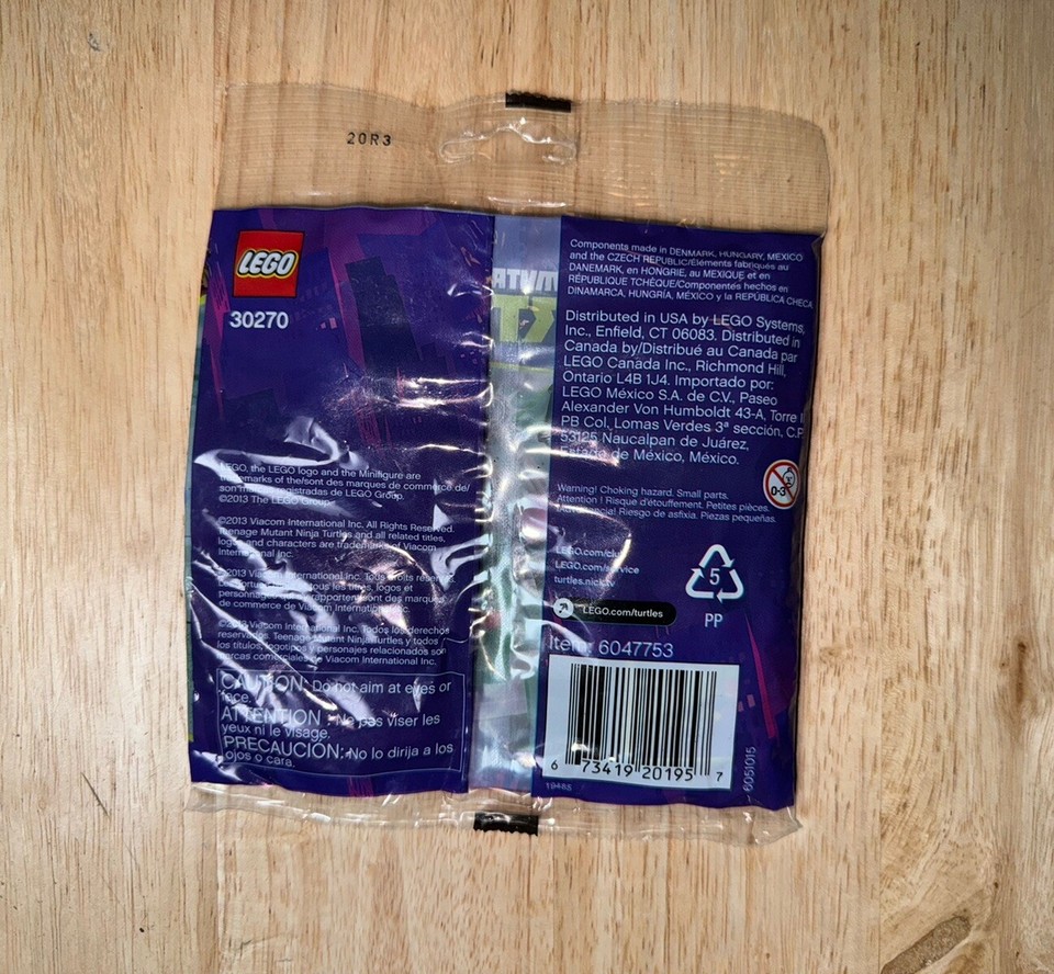 LEGO TMNT 30270 Kraang's Turtle Target Practice Rare Lego Poly bag Set ...