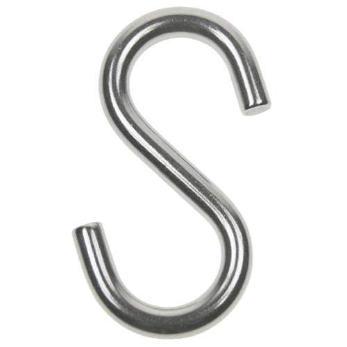 8 Pcs 2" inch Small Zinc Plated S Shape Type Utility S Hooks Hangers ...