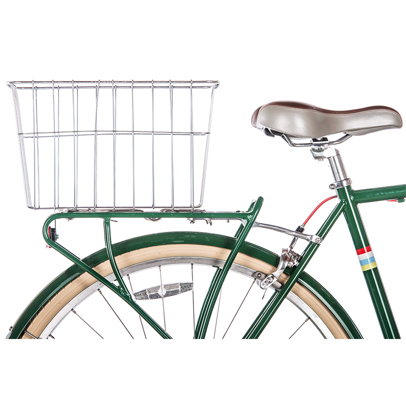 Wald Bicycle Rear Mount Rack Top Basket #585 Grocery Bag Size Polished ...