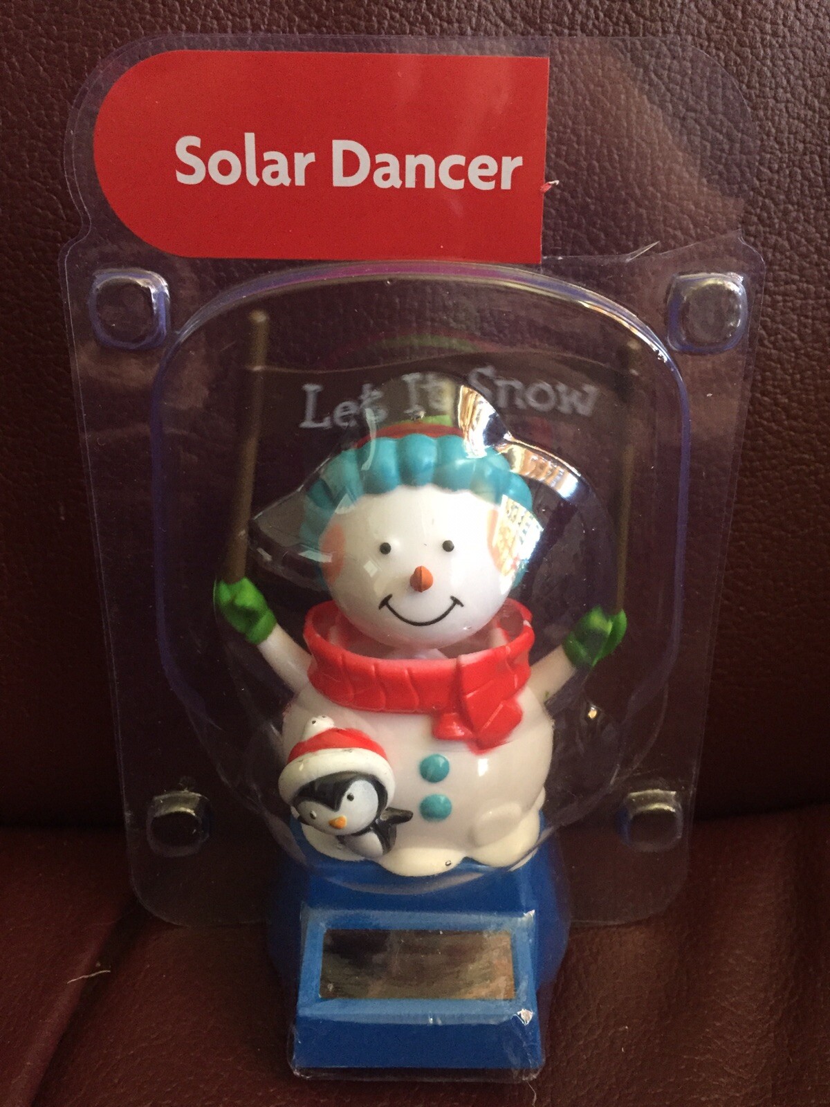 NEW Solar Powered Dancing Winter Let it Snow Snowman Frosty Penguin ...