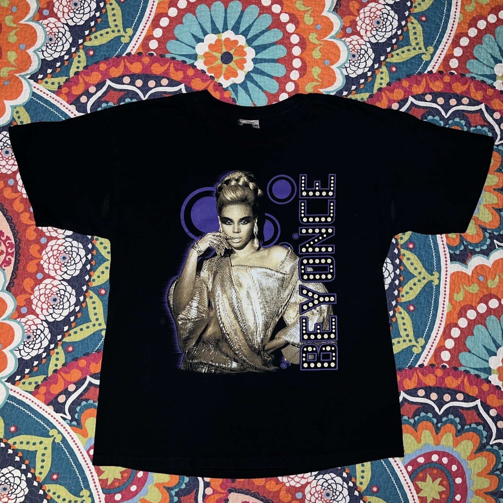 2009 Beyoncé Y2K World Tour T-shirt Size Large I Am Rap Tee | eBay