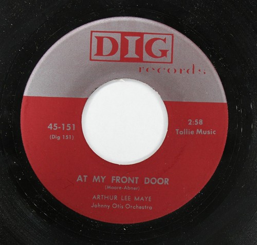 ARTHUR LEE MAYE Doo Wop Pre-Uniss 45rpm Honey Love b/w At My Front Door ...