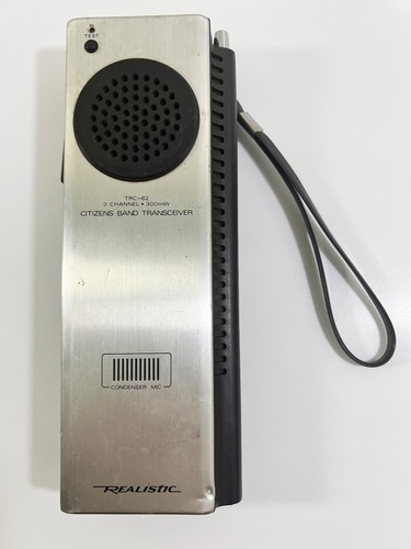 Realistic TRC-82 3 Channel CITIZENS BAND TRANSCEIVER Handheld Radio | eBay