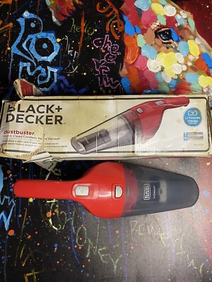 BLACK+DECKER Dustbuster Red/Black Handheld Vacuum (USED WITHOUT AC ...