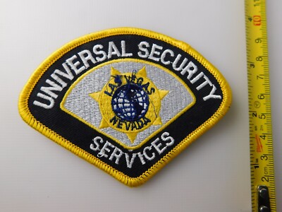 UNIVERSAL SECURITY SERVICES LAS VEGAS VINTAGE PATCH GUARD SHOULDER ...