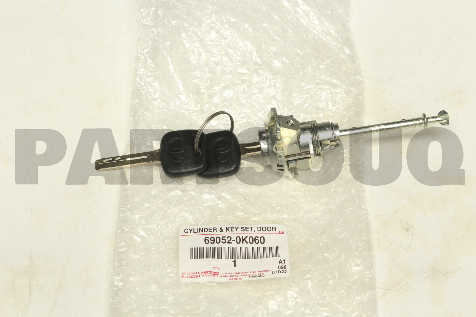 690520K060 Genuine Toyota CYLINDER & KEY SET 69052-0K060 | eBay