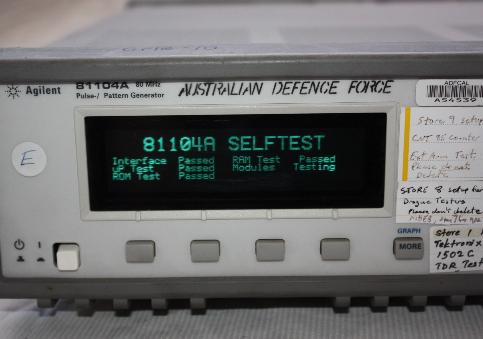Agilent 81104A 80 MHz dual channel pulse digital pattern generator 2x ...