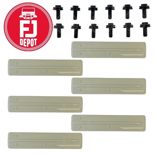 TOYOTA FJ CRUISER OEM GENUINE ROOF RACK REMOVAL KIT COVER CLIPS SET ...